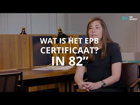 Wat is het EPB of EPC certificaat?